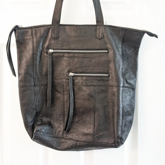 Day & Mood | Bags | Day Mood Black Leather Heather Tote Bag | Poshmark